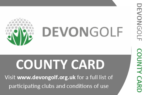COUNTY CARD APPLICATION FOR 2019 - FREE!!!! :: DevonGolf
